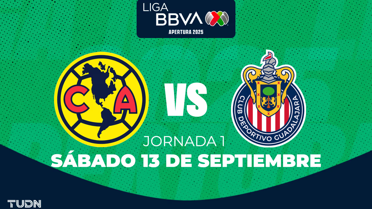 Horario y dónde ver EN VIVO el Clásico América vs. Chivas del Apertura ...