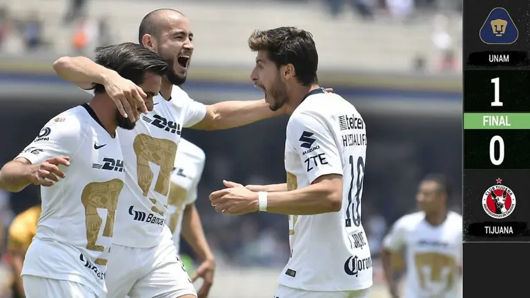 Pumas 1-0 Tijuana - GOL Y RESUMEN - JORNADA 14 - CLAUSURA 2019 - Liga ...