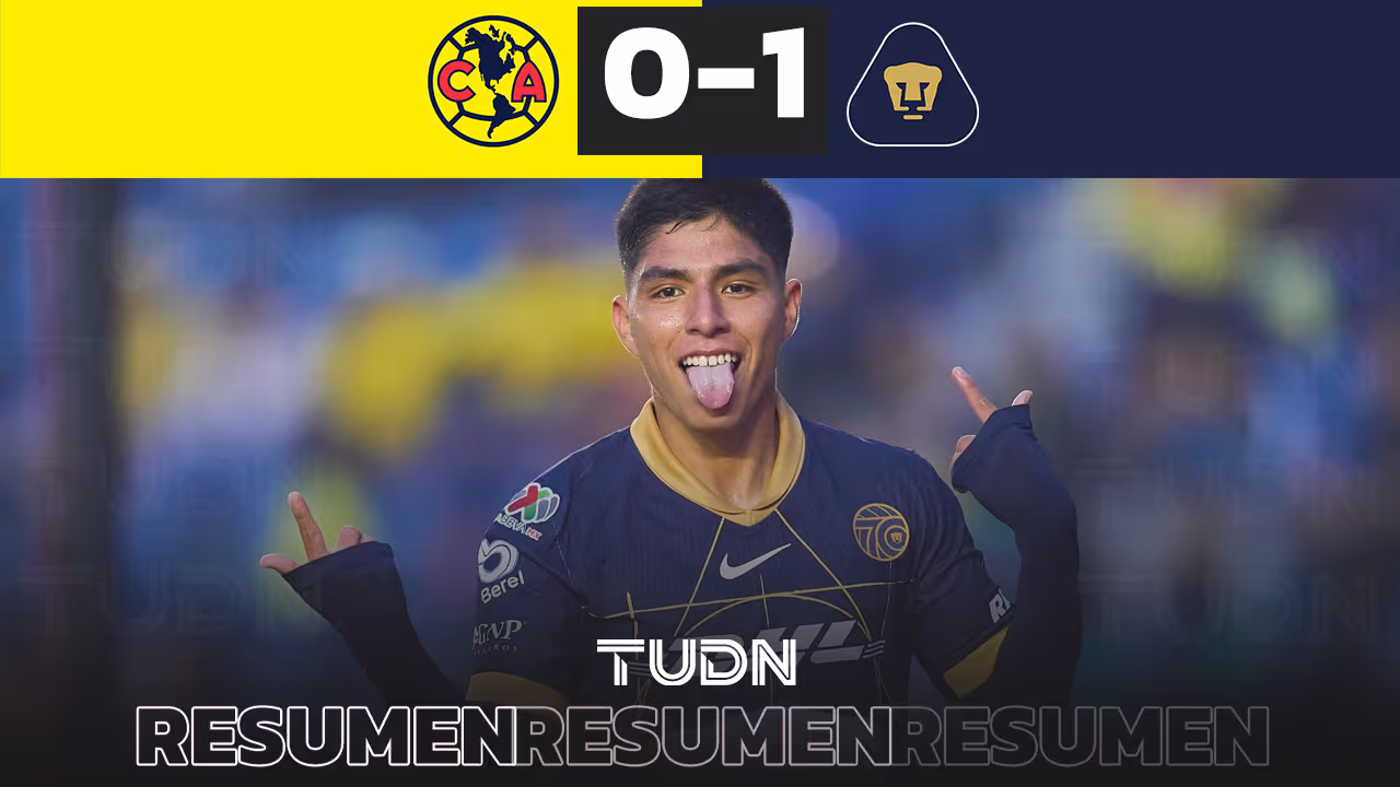Pumas vence a América con gol de Piero Quispe e insólita expulsión de ...