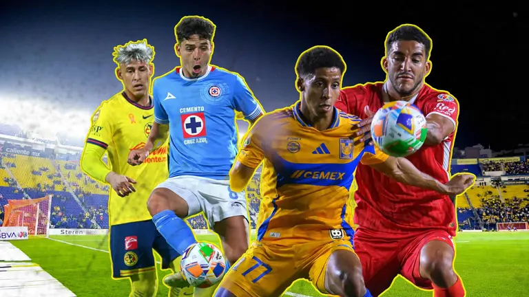 ¿Qué necesita Toluca, Tigres, América y Cruz Azul para avanzar a la ...