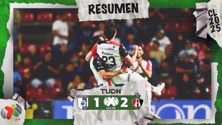 Querétaro vs. Atlas: Resumen del partido de la Jornada 16 de la Liga MX ...