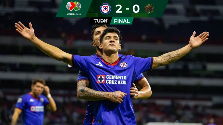 Resumen | Cruz Azul incrementa la esperanza al vencer a Juárez | TUDN ...