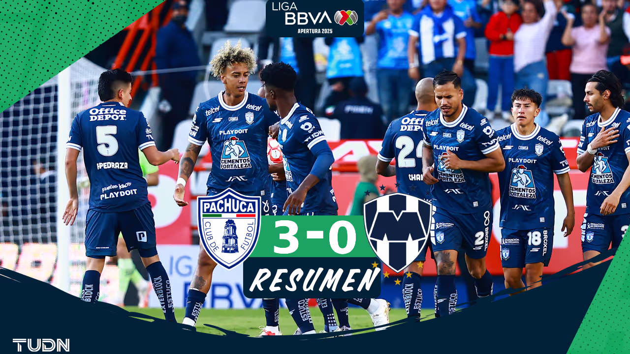 Resumen | Pachuca golea a Monterrey en el Hidalgo | TUDN Liga MX | TUDN