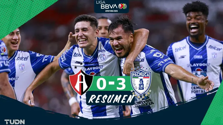 Resumen Pachuca vs. Atlas: Goles y marcador del partido de Jornada 4 Liga MX | TUDN Liga MX | TUDN