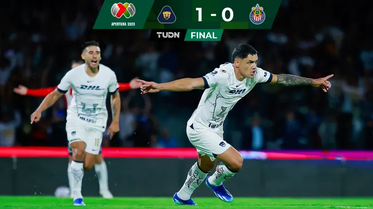 Resumen | Pumas rompe su mala racha y vence a Chivas en CU | TUDN Liga MX | TUDN