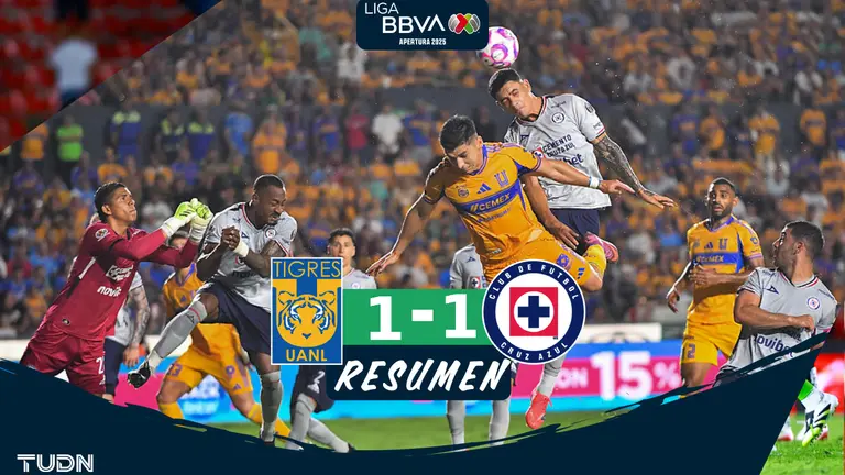 Resumen, resultado, goles: Cruz Azul empata con Tigres en Jornada 12 ...