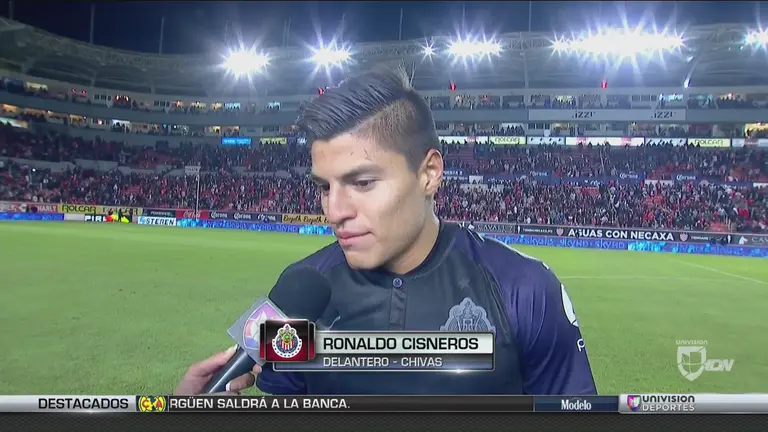 Ronaldo Cisneros sobre su primer gol con Chivas: "Fue un debut soñado ...