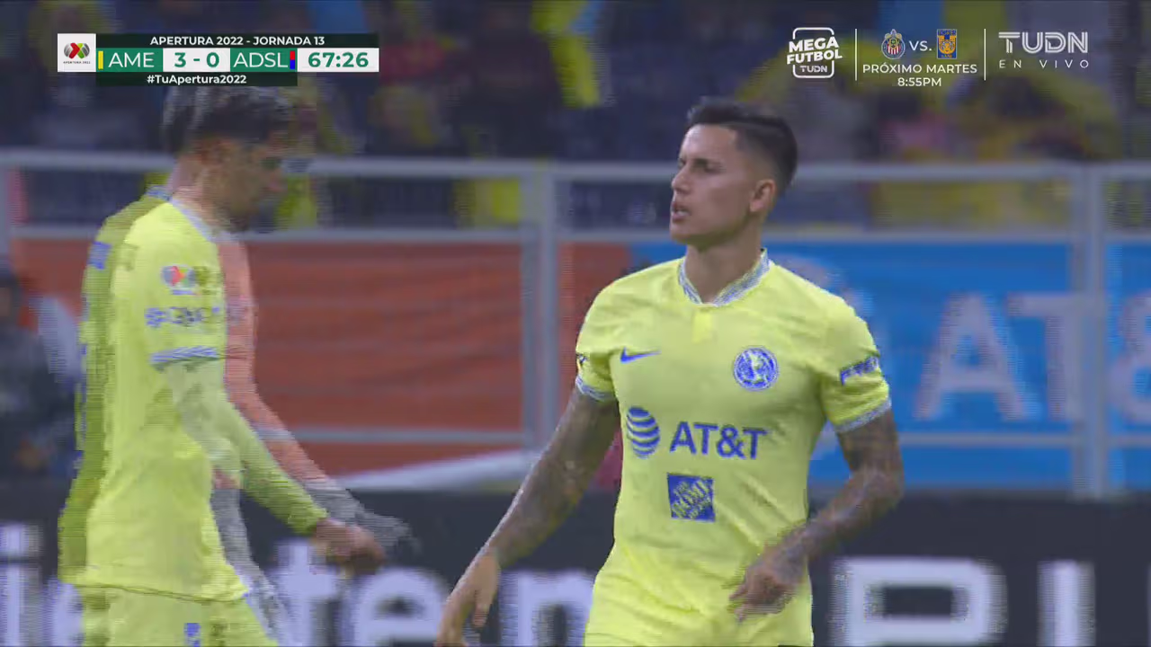 ¡Se acaba a la espera! Brian Rodríguez debuta con América | TUDN Liga ...
