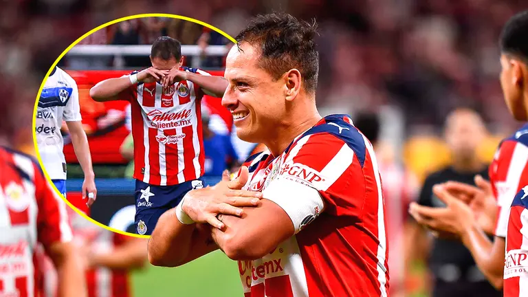 ¿Su último gol? Chicharito llora inconsolable en el Chivas vs ...