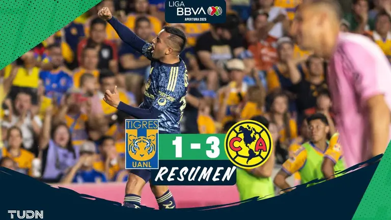Tigres vs. América: goles, resultado y resumen del partido de la ...