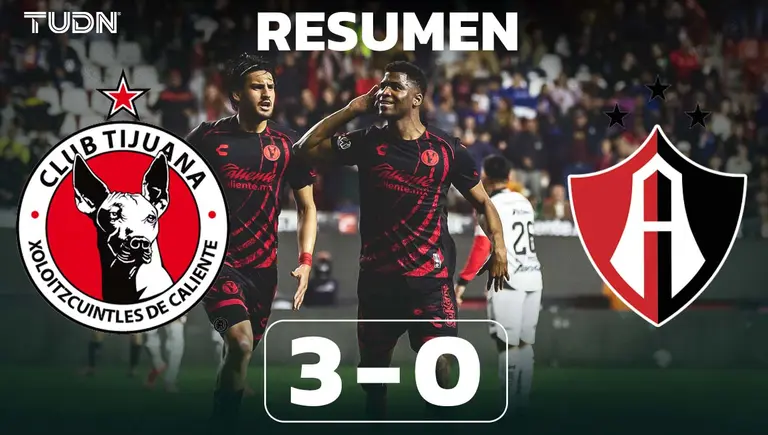 Tijuana vs Atlas: Goles, video y resultado del partido de Liga MX ...