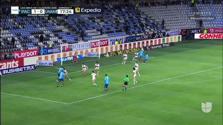 ¡TIRO ATAJADO! disparo por John Kennedy. | TUDN Liga MX | TUDN