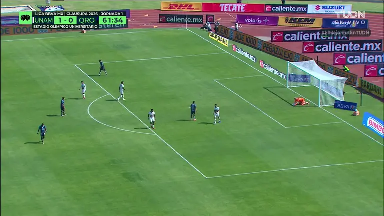 ¡TIRO ATAJADO! disparo por Mateo Coronel. | TUDN Liga MX | TUDN