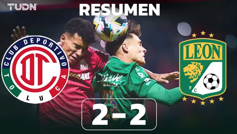 Toluca vs. León: goles, resultado y resumen del partido de la Jornada ...