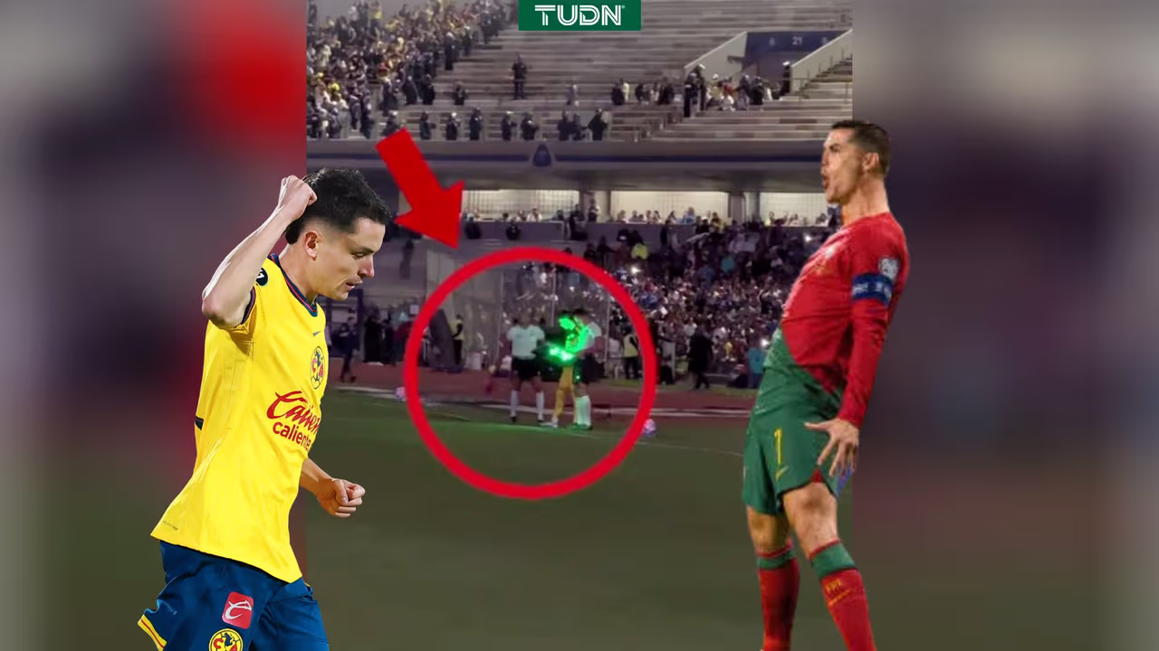 Viral festejo de Abanderado a lo Cristiano Ronaldo en partido Cruz Azul ...