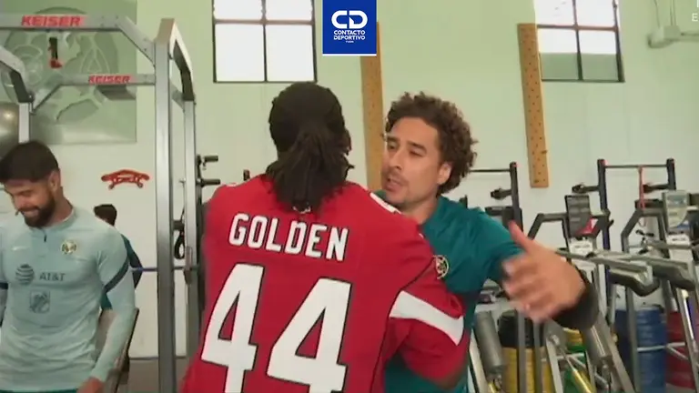 ¡Visita de lujo! Markus Golden estuvo en el nido de Coapa | TUDN Liga MX | TUDN