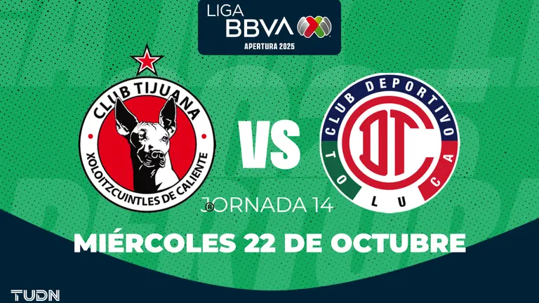 Horario y dónde ver EN VIVO Tijuana vs. Toluca de Liga MX | TUDN Liga ...