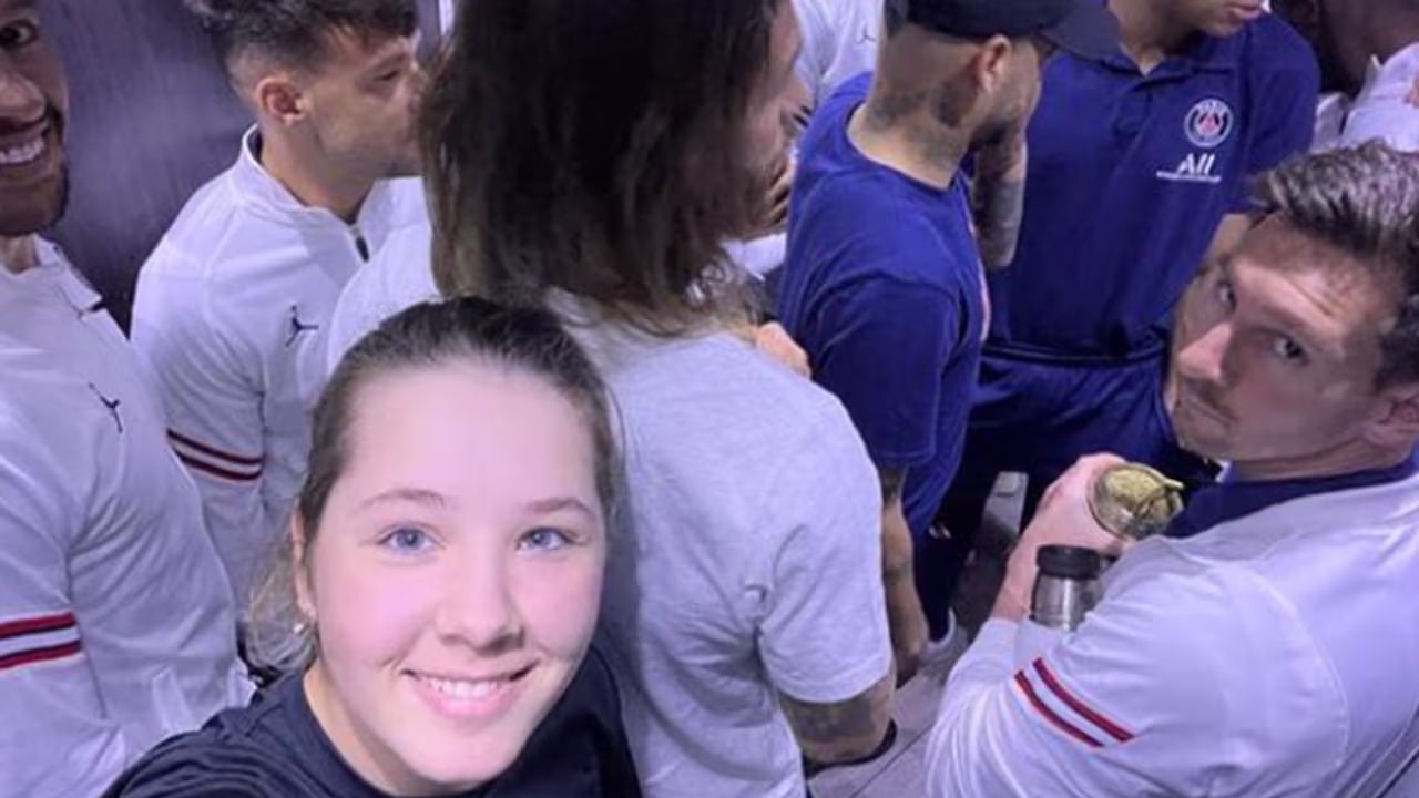 Marta Silchenko se se hace viral por foto con Messi y Mbappe | TUDN ...