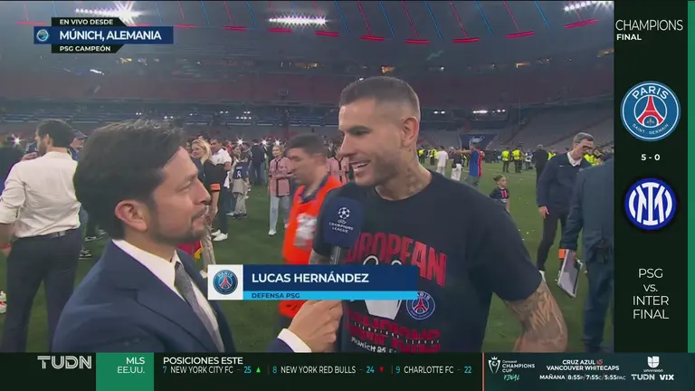 Lucas Hernández no da crédito al triunfo del PSG | TUDN Fútbol | TUDN