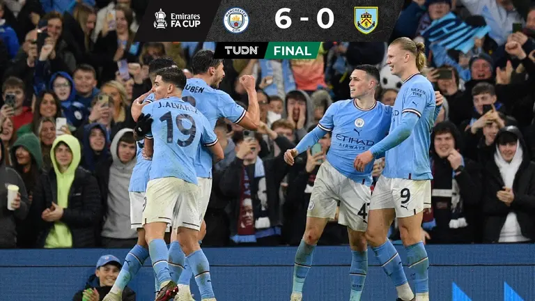 Manchester City golea al Burnley en la FA Cup con un Erling Haaland intratable | TUDN Fútbol | TUDN