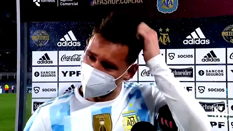 Messi llora tras triplete histórico: "Estoy muy feliz" | TUDN Fútbol | TUDN