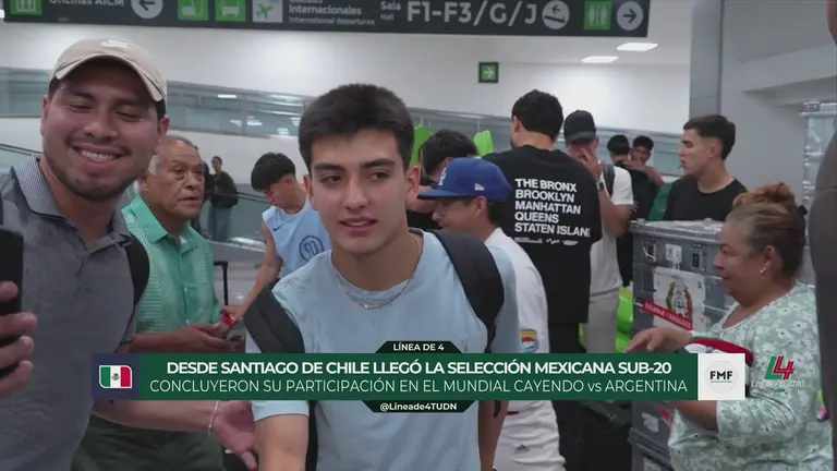 El Tri Sub-20 llega a la Ciudad de México, tras ser eliminado | TUDN ...