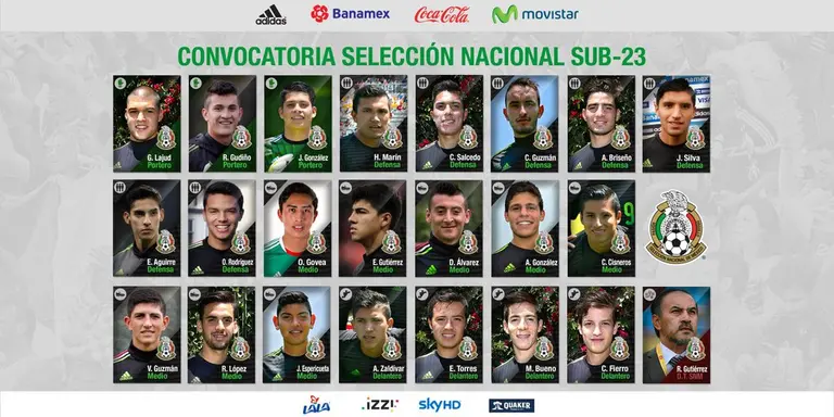 El Tri Sub 23 dio a conocer su lista para gira por Portugal | TUDN ...