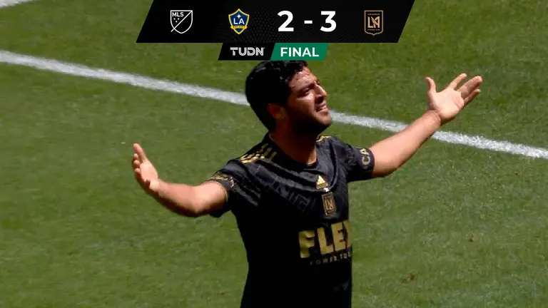 Carlos Vela hizo doblete histórico y dio triunfo al LAFC sobre el LA Galaxy | TUDN MLS | TUDN