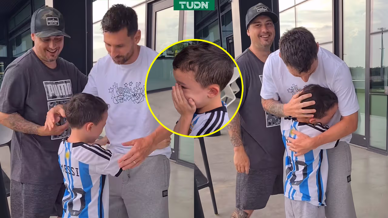 El emotivo gesto de Lionel Messi con niño que sufre mismo padecimiento ...