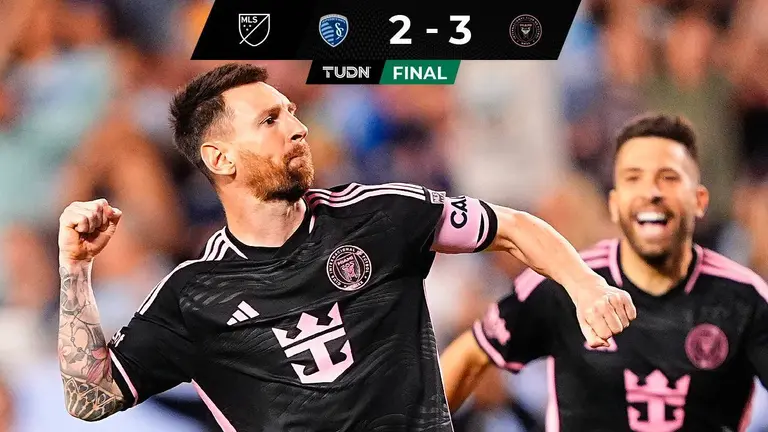 Con goles de Messi y Suárez, Inter Miami revive ante Sporting KC | TUDN MLS | TUDN