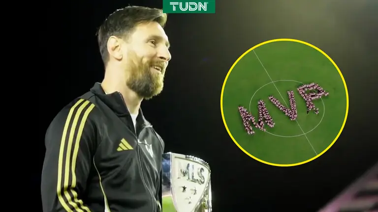 ¡Sorpresa a Messi! Así le entregó el Inter Miami el trofeo de MVP ...