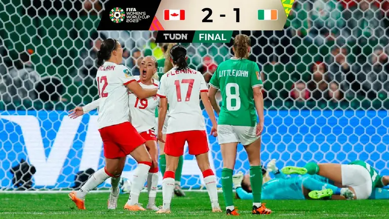 Canadá vence a Irlanda y ahora lidera el Grupo B del Mundial Femenil 2023 | TUDN Copa Mundial ...