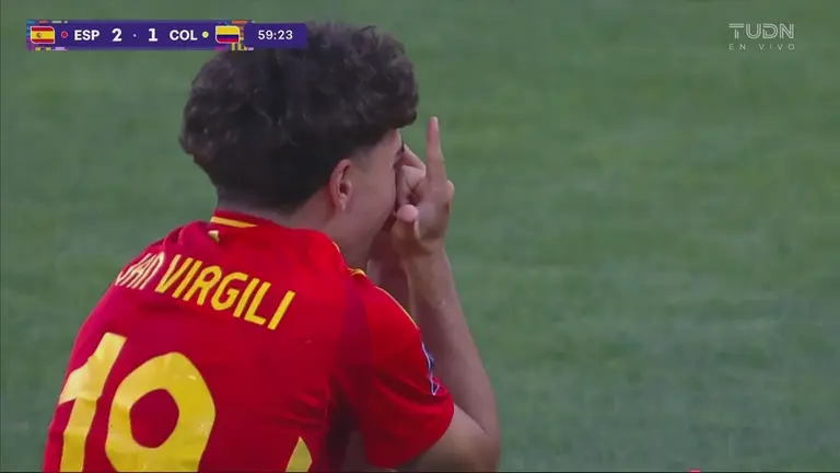 ¡Excelsa definición de Jan Virgil! España toma la ventaja | TUDN ...