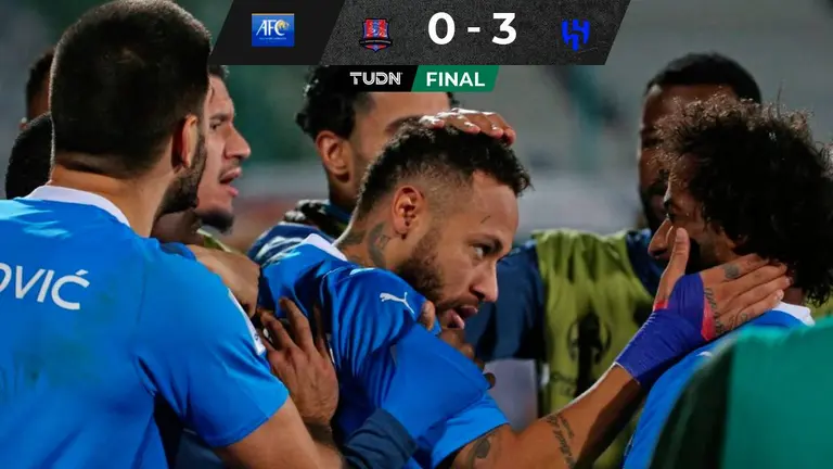 Neymar anota su primer gol con Al Hilal y su equipo gana en Champions de Asia | TUDN Fútbol | TUDN