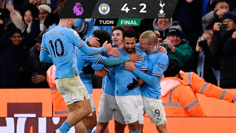 ¡Arsenal siente pasos! Man City remonta a Spurs y se acerca al líder | TUDN Premier League | TUDN