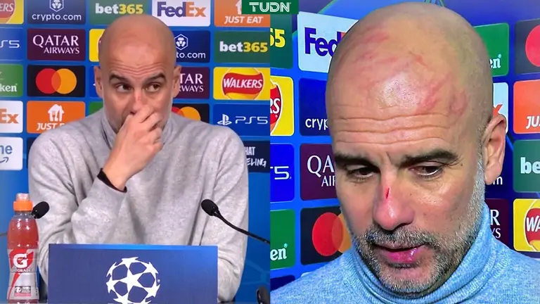 ¿Qué le pasó a Pep Guardiola durante el juego ante Feyenoord? | TUDN ...
