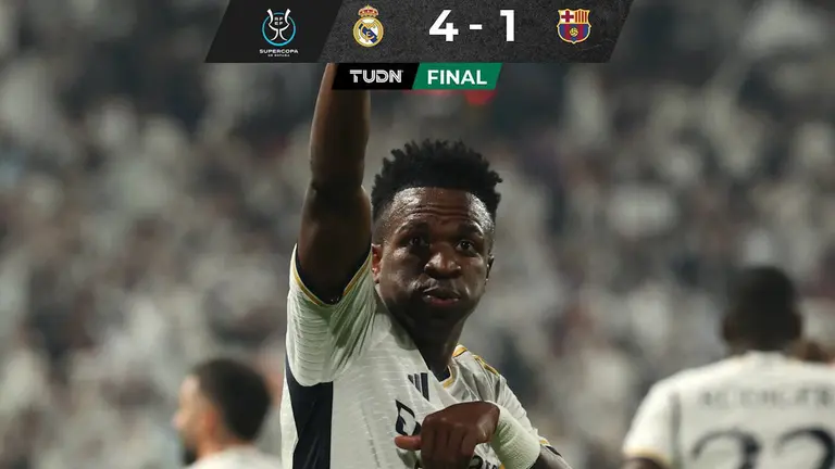 Real Madrid 4-1 Barcelona, Supercopa de España 2024: resultado, goles y resumen | TUDN Fútbol | TUDN