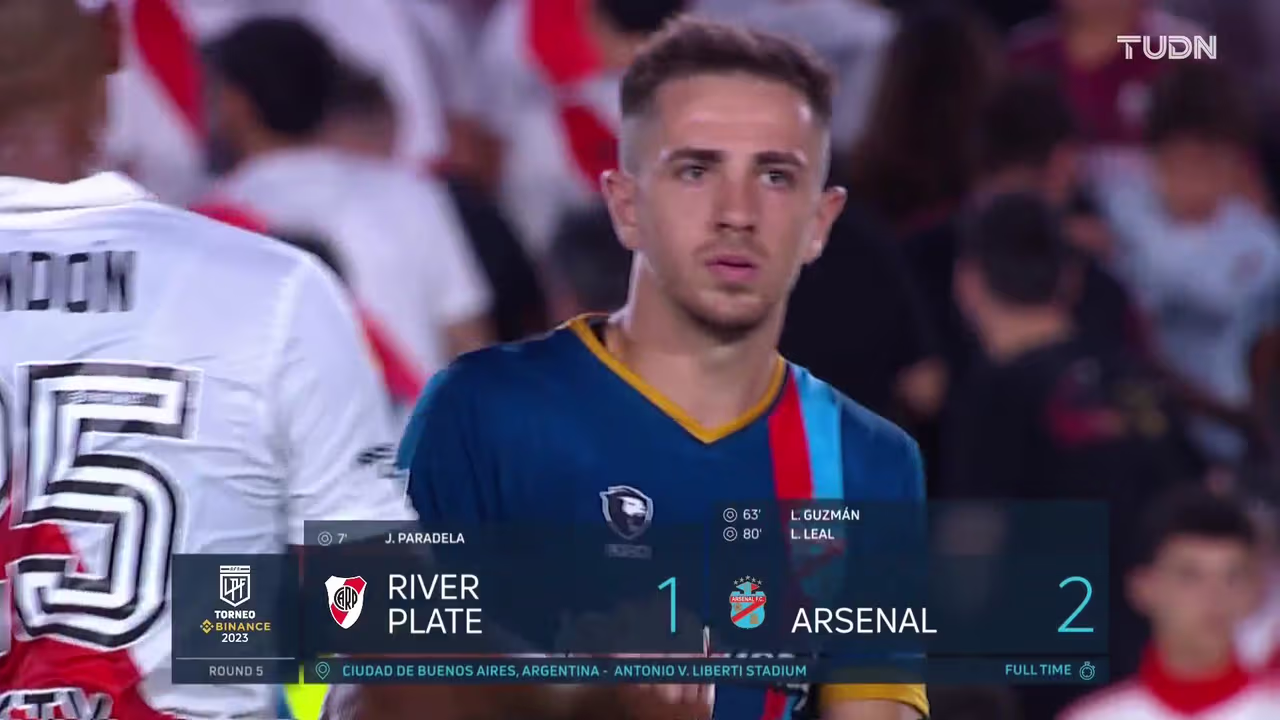 Resumen | Arsenal sorprende a River Plate por 1-2 en un Monumental ...