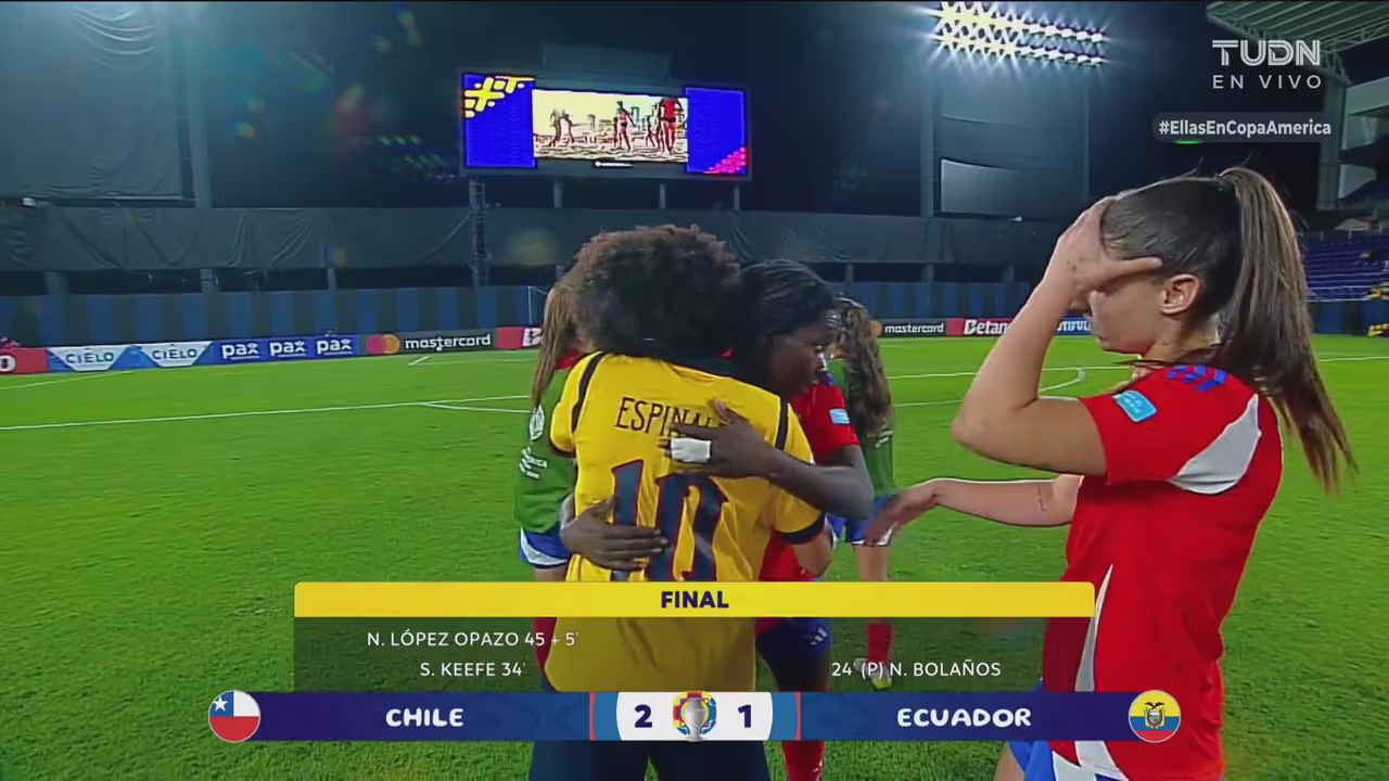 Resumen | Chile saca el triunfo sobre Ecuador y es segunda de grupo ...