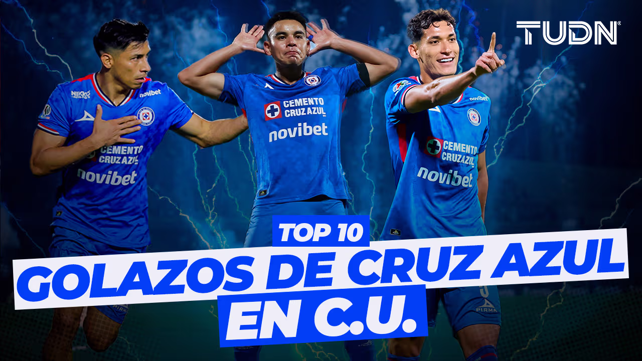 Se vale llorar: Top 10 de los mejores goles de Cruz Azul en CU | TUDN ...