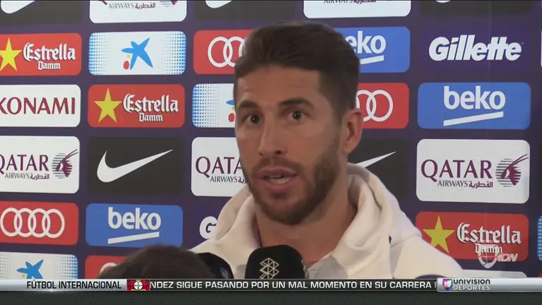Sergio Ramos contento por el punto que sacaron ante Barcelona | TUDN ...