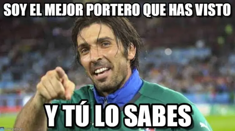 Memelogía del día: la carrera de Buffon y los memes de un arquero ...