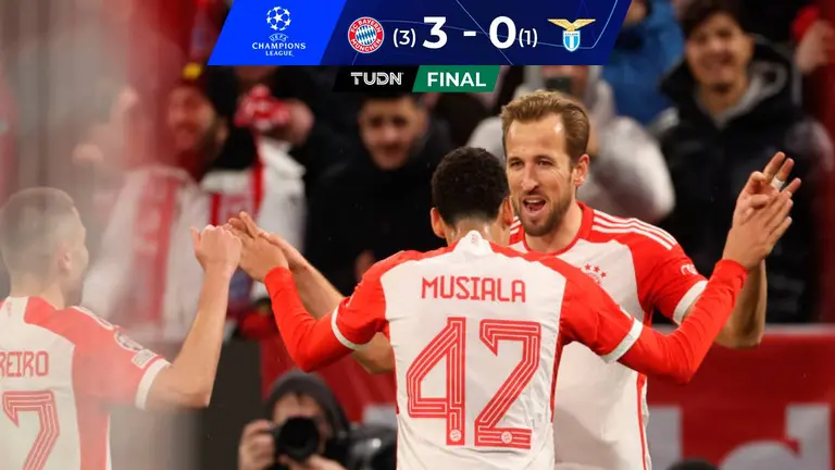 Bayern, con goles de Harry Kane y Thomas Müller, vence a Lazio y se ...
