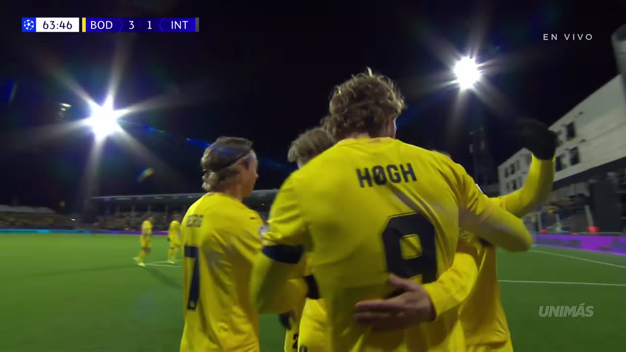 ¡Gol del Bodo! Høgh cierra la pinza y pone el 3-1 en el marcador | TUDN ...