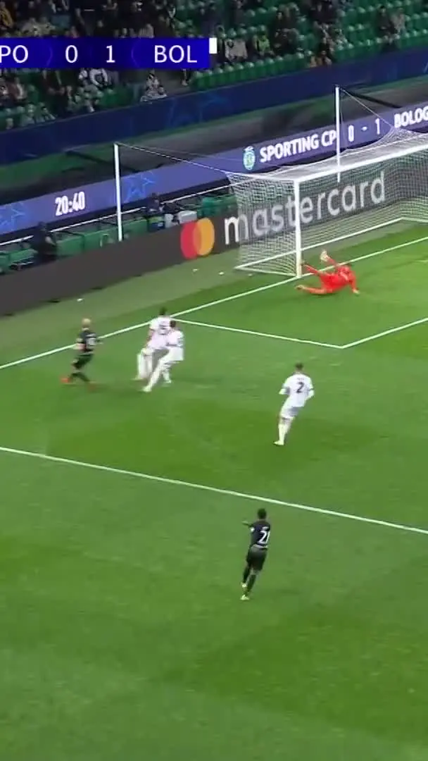 Gk Save by Bologna | TUDN UEFA Champions League | TUDN