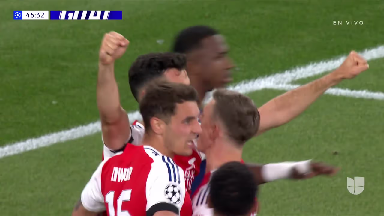¡Gol anulado del Arsenal! Rice asiste pero Merino se encontraba ...