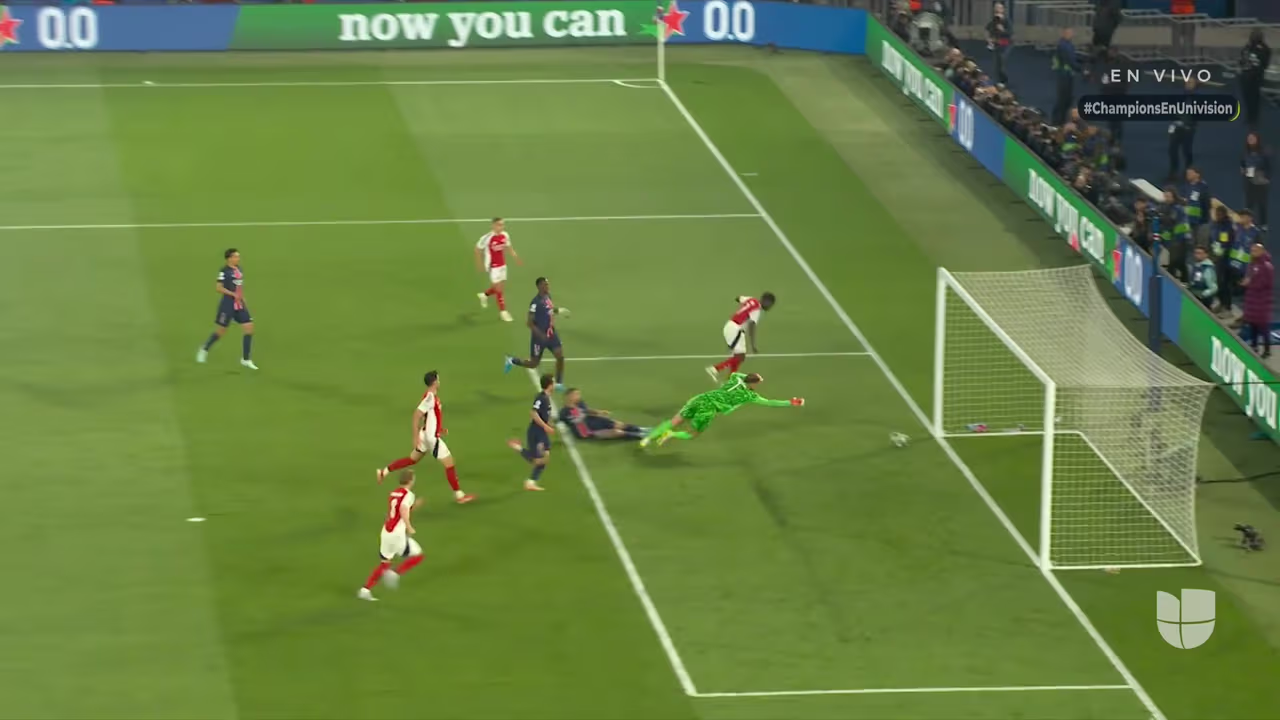 ¡Gol del Arsenal! Saka busca meter en la serie a los Gunners con el 1-2 ...