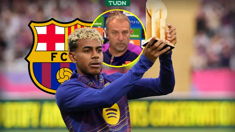 Hansi Flick baja de las nubes a Lamine Yamal con duras palabras en Barcelona | TUDN UEFA ...