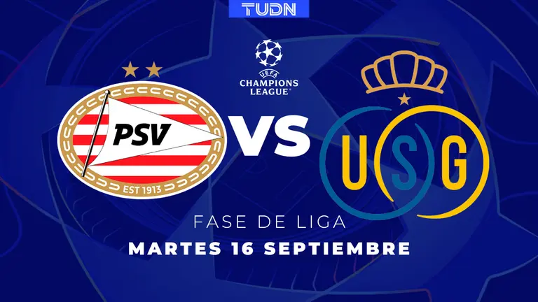 Horario y dónde ver el PSV vs. Union Saint-Gilloise de Champions League ...