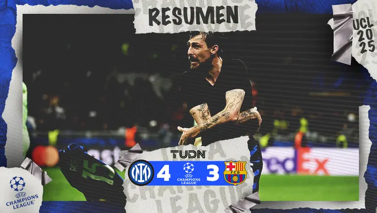 Inter Milán vs. Barcelona: goles, resultado y resumen del partido de vuelta de Semifinales de la ...